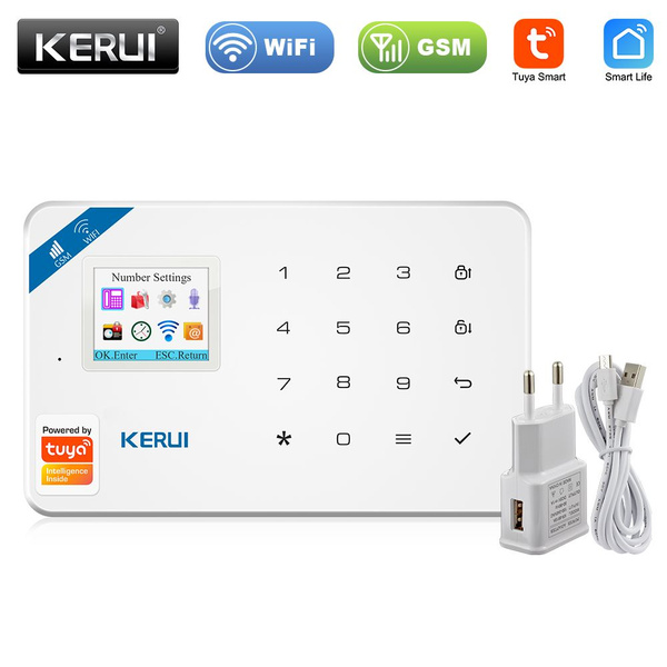 Тревога kerui w181 tuya умный дом wifi gsm сигнализация охранная ...