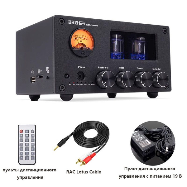 Трубчатый Домашний Усилитель Мощности HIFI M7 Bluetooth 5.0 Воспроизведение С TF-карт Через USB ...