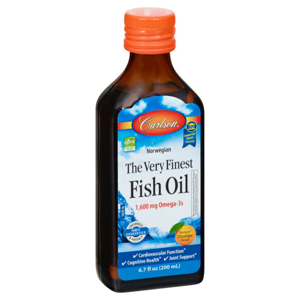 Carlson Labs, норвежский The Very Finest Fish Oil, натуральный ...