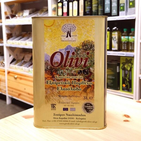 OLIVI масло оливковое Extra Virgin 3 л. - купить с доставкой по ...