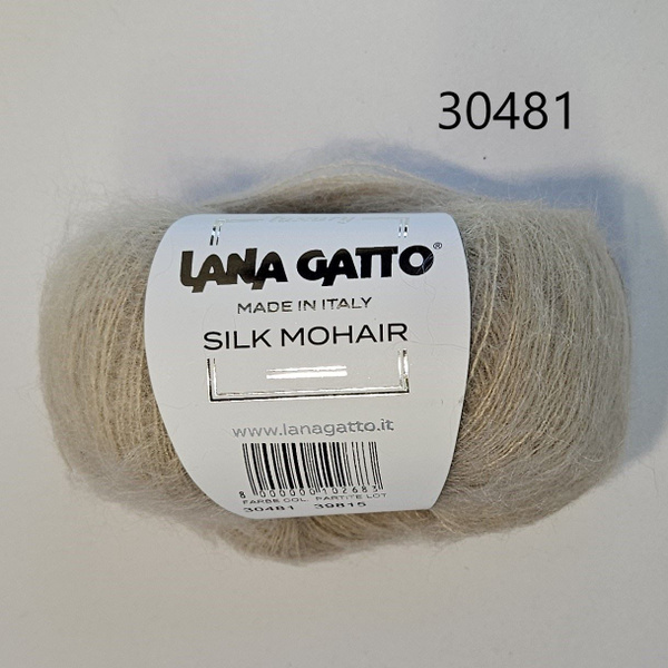 Пряжа Lana Gatto Silk Mohair / Лана Гатто Силк Мохер/- цвет 30481 ...