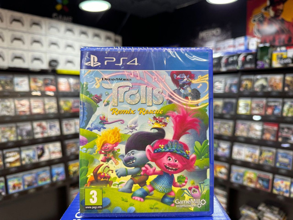 Игра Игра DreamWorks Trolls Remix Rescue PS4 (PlayStation 4 купить по ...