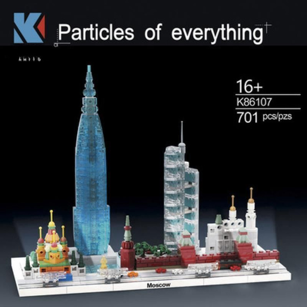 Конструктор Архитектурная серия Skyline Moscow 701PCS,совместим с лего ...