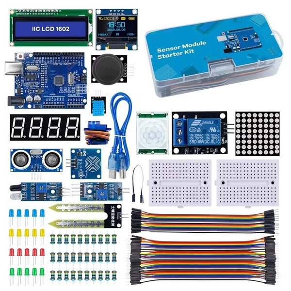 Набор для моделирования на Ардуино 9V Maximum KIT с RFID модулем (Arduino UNO R3 (совместимая ...