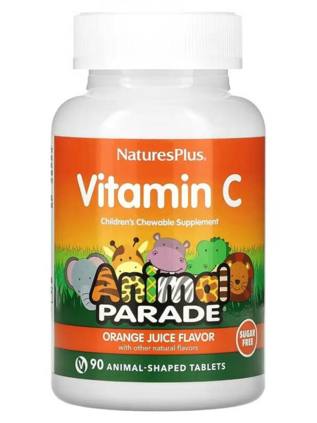 Парад Зверят Витамин С апельсиновый сок Animal Parade Vitamin C 90 ...