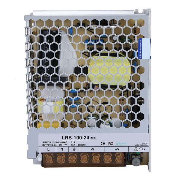 LRS-100-24 Импульсный источник питания от 85 264 В переменного тока до ...