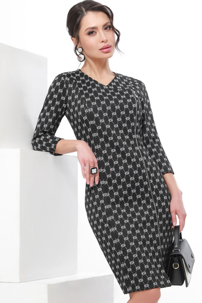 Платье Стильная женщина DStrend, Женский, Демисезон, размер 54, материал Эластан, Полиэстер ...