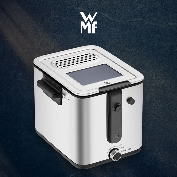 Фритюрница WMF KITCHENminis Fryer and Dicer, серебристый, мощность 1090 ...