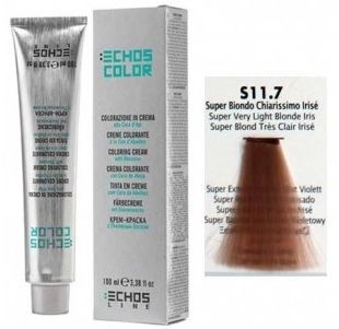 ECHOS LINE, ECHOS COLOR, Крем-краска S11.7 Экстра суперсветлый блондин ...