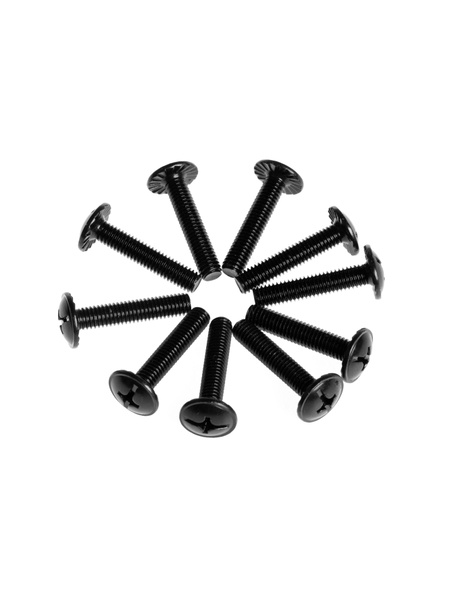 Krefix Винт M6 x 6 x 30 мм, головка: Круглая, 10 шт. 50 г купить на ...