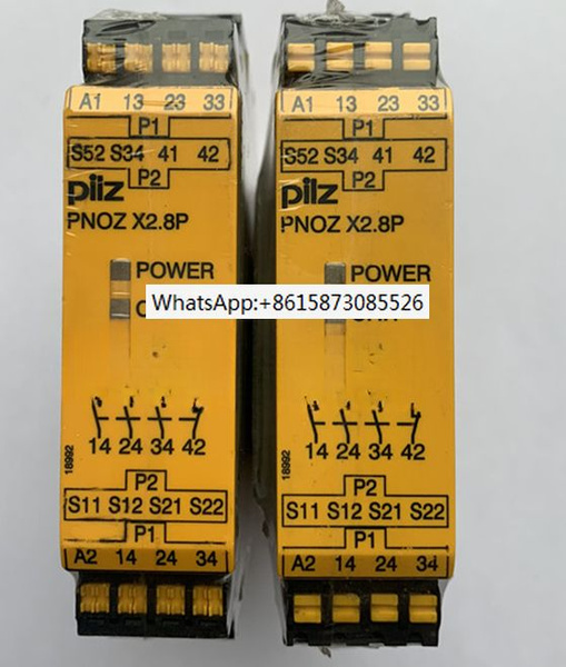 Реле безопасности Pilz PNOZ X2.8P 777301 777302 787301 787302 24 В ...