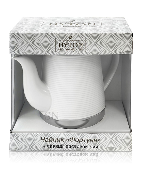 Чай черный листовой HYTON + керамический чайник "Фортуна", 80г - купить ...
