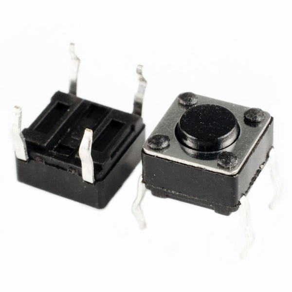10 шт Кнопка тактоваявыключатели 6x6x4.3mm - купить с доставкой по ...