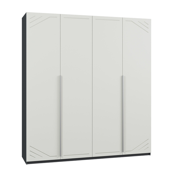 Шкаф распашной Mebel House Shop Эстетика 4х 21, 160x45x210 см - купить ...