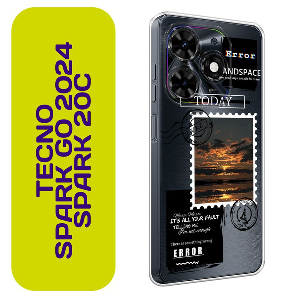 Чехол на Текно Спарк Го 2024 Спарк 20c Tecno Spark Go 2024 Spark 20c с принтом There Is
