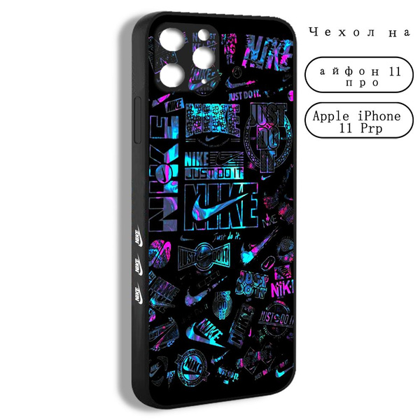 чехол для смартфона Подходит для iPhone 11 pro Логотип найк неон ...