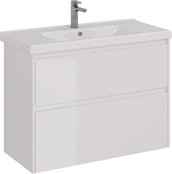 Тумба под раковину Lemark Combi 100 белая глянцевая купить на OZON по низкой цене (1689633633)