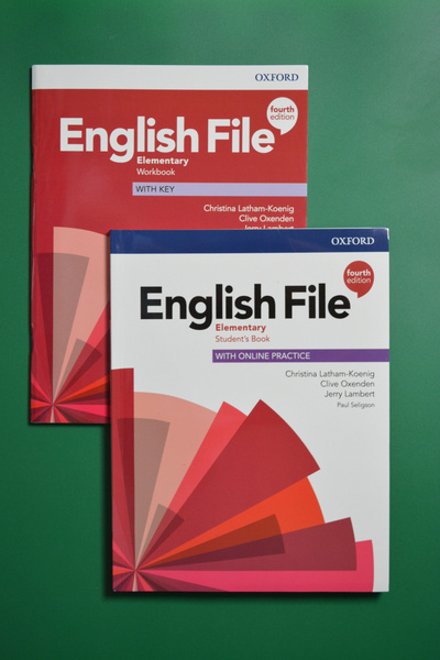 ENGLISH FILE Elementary, 4th Edition. Комплект: Учебник + Рабочая ...