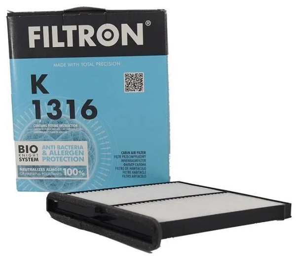 Фильтр салонный FILTRON K1316 - купить по выгодным ценам в интернет ...