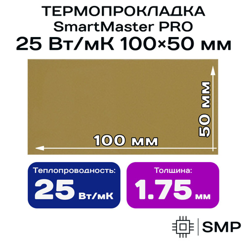 1066 отзыв на Термопрокладка 1.75мм 25Вт/мК SmartMaster PRO 25Вт/мК ...