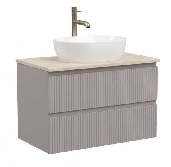 Тумба с раковиной и столешницей Sancos Snob R 80 SNR80SM+TT80A2X+CN6019 ...
