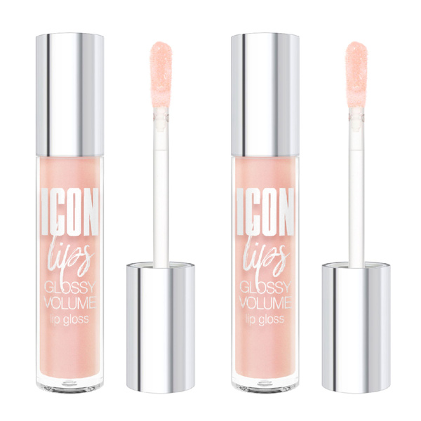 Luxvisage Блеск для губ Icon lips glossy volume, Baby Pink, тон 501, 2 ...
