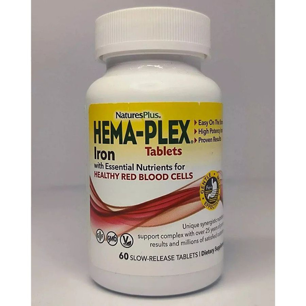 Хема плекс (HemaPlex) хелатное железо, 60 таблеток. купить на OZON по ...