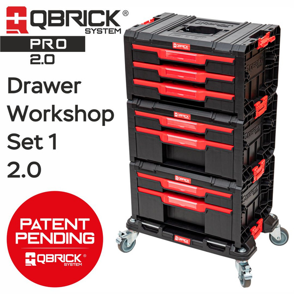 Система хранения QBRICK SYSTEM PRO DRAWER WORKSHOP SET 1 - купить с ...