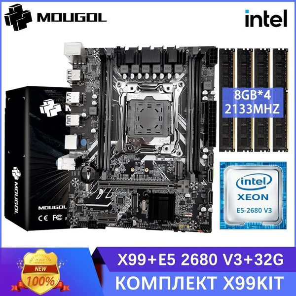 Материнская плата MOUGOL X99-LGA 2011-3 купить по низкой цене с ...
