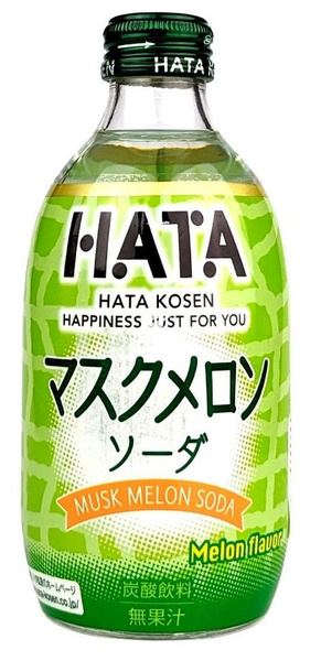 Газированный напиток Ramune HATA KOSEN / Рамунэ Мускусная дыня 300мл ...