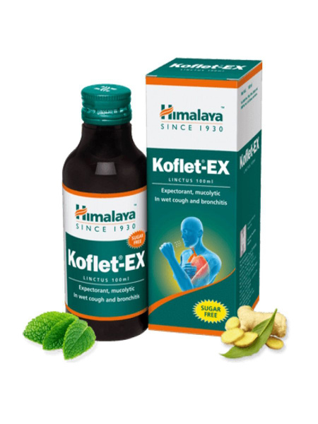 Koflet-EX/Кофлет, сироп от кашля, без сахара, 100 мл - купить с ...