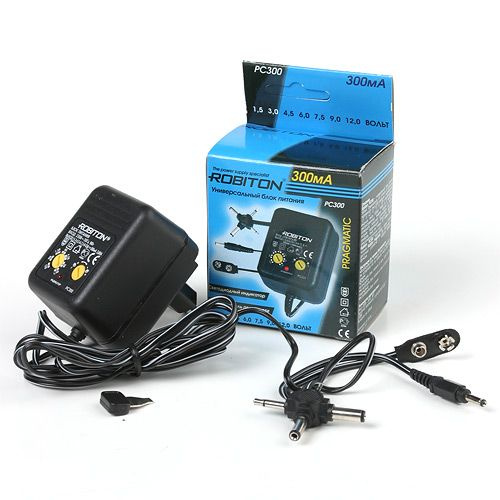 Универсальный блок питания Robiton PC500, 12 Вт - купить по выгодной цене в интернет-магазине ...