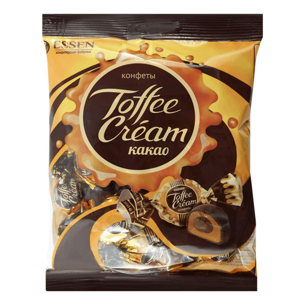 Конфеты Essen Toffee Cream какао с кремовой начинкой 200 г - купить с ...