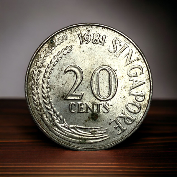 Монета Сингапур 50 центов 1981 года. Рыба-меч - купить в интернет-магазине OZON с быстрой ...