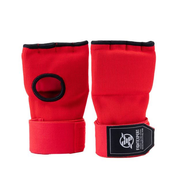 Быстрые гелевые бинты для бокса FIGHT EXPERT QUICK, красные, размер M ...