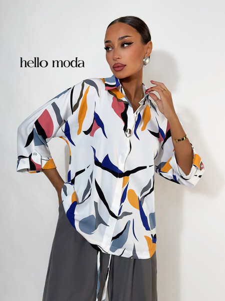Блузка HELLO MODA! - купить с доставкой по выгодным ценам в интернет-магазине OZON (1123270780)