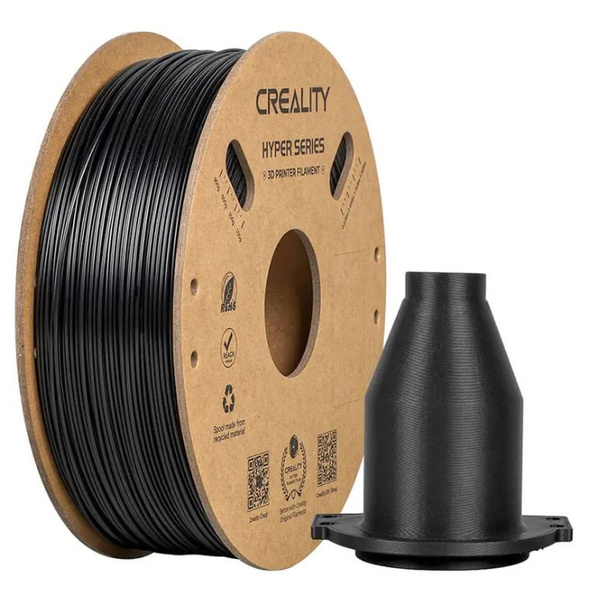 Катушка Hyper ABS-пластика Creality 1.75 мм 1кг., черная - купить с ...