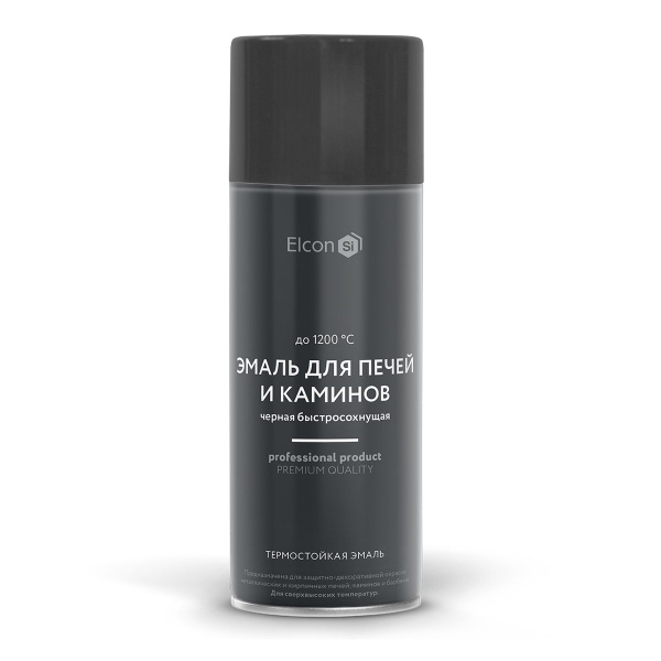 Эмаль Elcon 00-00463233, Полуматовое покрытие, черный - купить в интернет-магазине OZON по ...