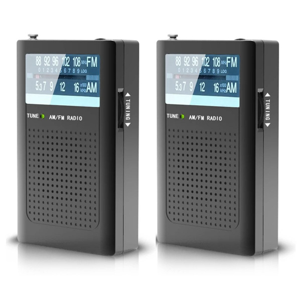 2 шт. Карманные радиоприемники со встроенной антенной Переносной AM FM ...