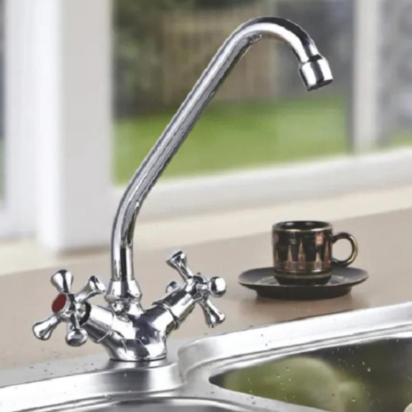 Смеситель ECONOCE EC0410БМК Цинк Гибкая подводка, Антимикробное покрытие - купить по выгодным ...