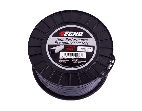 Леска для триммера Корд триммерный Echo Titanium 2.5мм 191метр Echo ...