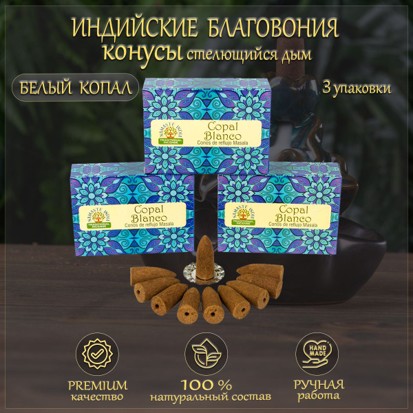 Характеристики Благовония набор ароматические конусы стелющийся дым ...