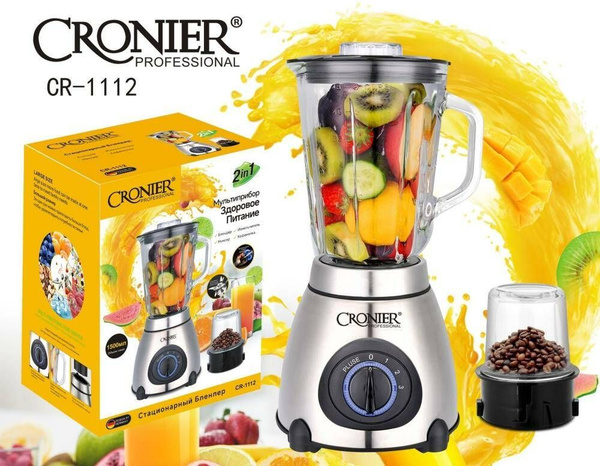 Блендер CRONIER CR-1112 купить по низкой цене с доставкой в интернет-магазине OZON (1445049814)