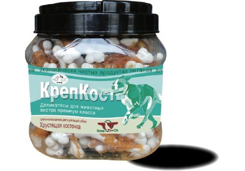 Лакомство Грин Кьюзин для собак Кальциевая косточка с Уткой 750 г ...