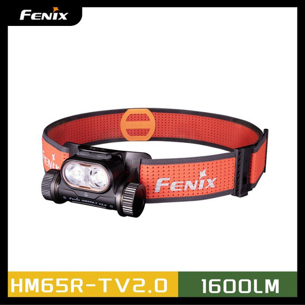 Налобный фонарь Li-ion светодиодный аккумуляторный мощный Fenix HM65R-T ...