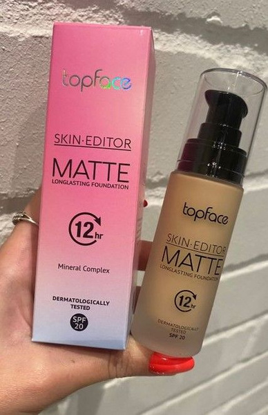 Topface тональный крем матирующий SPF20 Skin Editor Matte Foundation ...