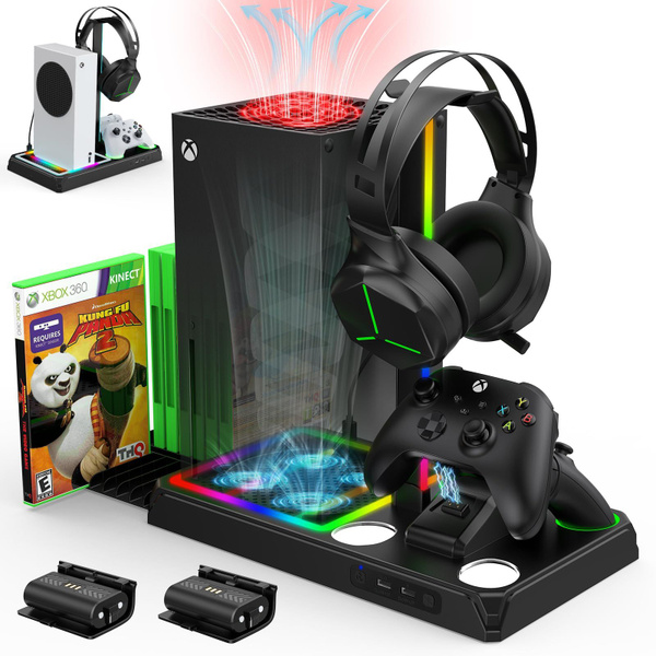 Охлаждающий вентилятор и зарядная станция контроллера для Xbox Series X ...