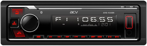 Автомагнитола ACV AVS-920BR 1DIN 4x50Вт (37612) купить на OZON по низкой цене (1474045214)