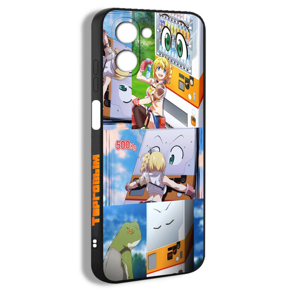 чехол для Реалми Realme C33 4G Я переродился торговым автоматом и ...