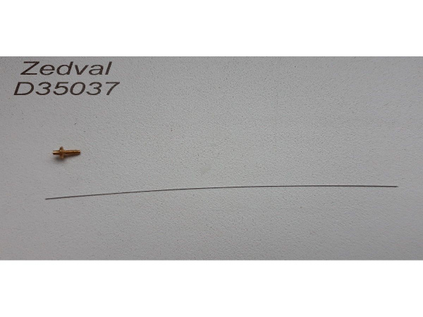 D35037 ZEDVAL 1:35 Антенный ввод и трехметровая антена для Т-34, КВ-1 ...